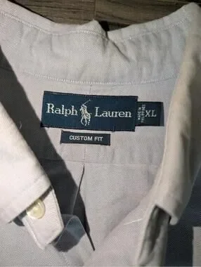 Ralph Lauren | Shirts | Polo Ralph Lauren Custom Fit Mens Blue Long ...